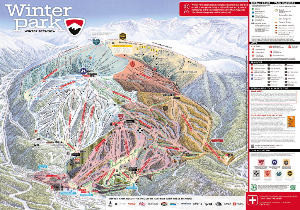 Winter Park Ski Map - Ski Map Master