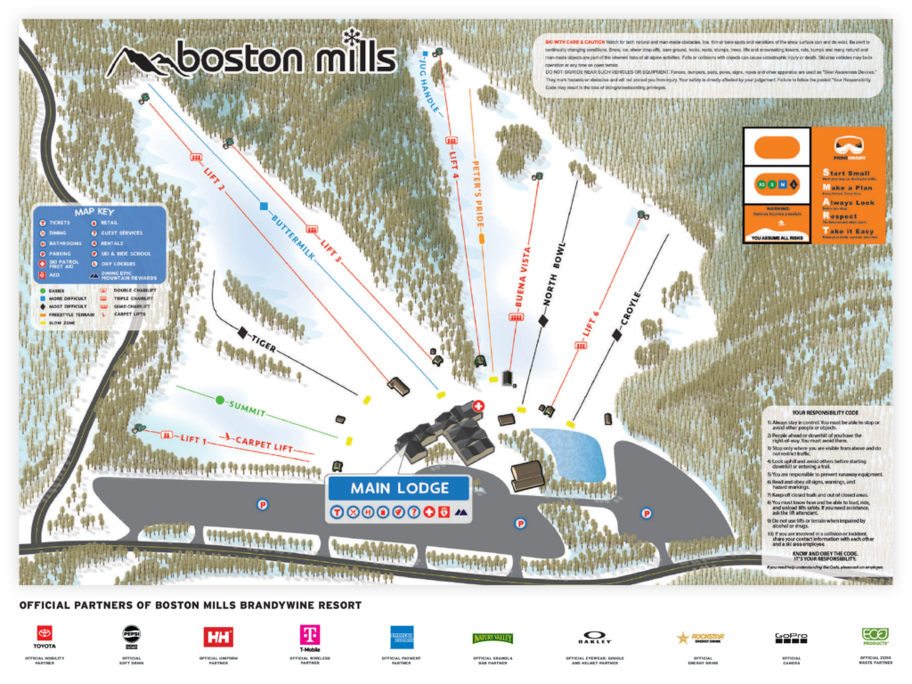Boston Mills Ski Map - Ski Map Master