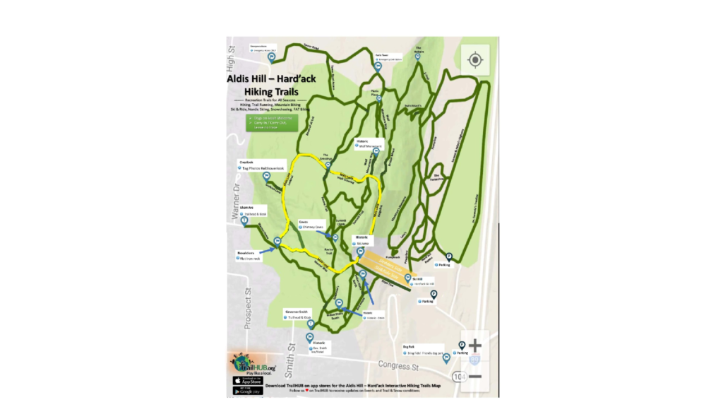 Hard'ack Ski Area Ski Map - Ski Map Master