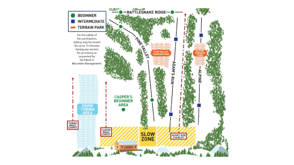 Boyce Park Ski Map - Ski Map Master