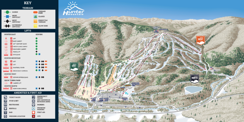 Hunter Mountain Ski Map - Ski Map Master